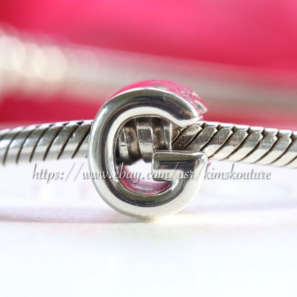 Pandora | Jewelry | Pandora Letter G Alphabet Charm 79746 | Poshmark